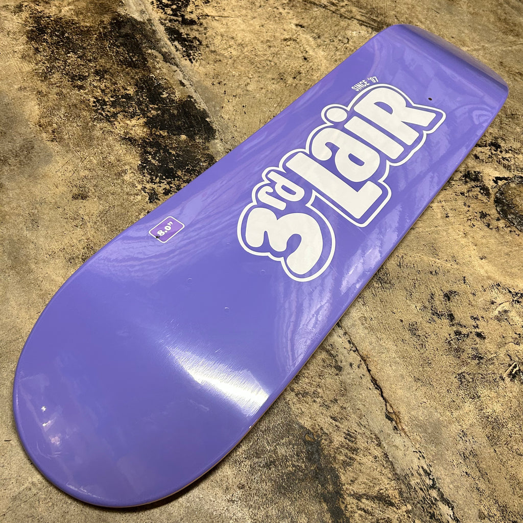 3RD LAIR BUBBLE LOGO DECK (LAVENDER) – 3rd Lair