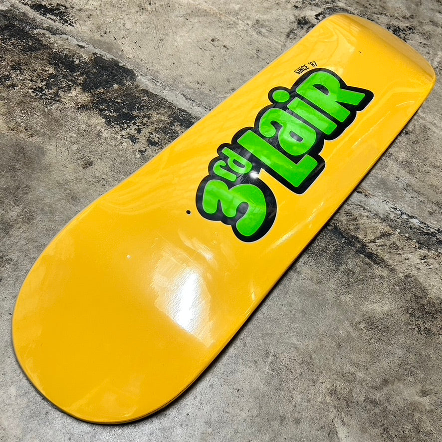 3RD LAIR BUBBLE LOGO DECK (YELLOW/GRN) – 3rd Lair